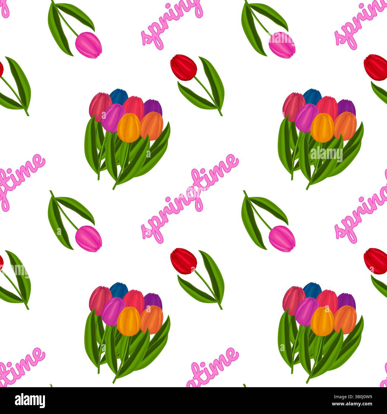 Carpet of colourful flowers Stock Vector Images - Alamy