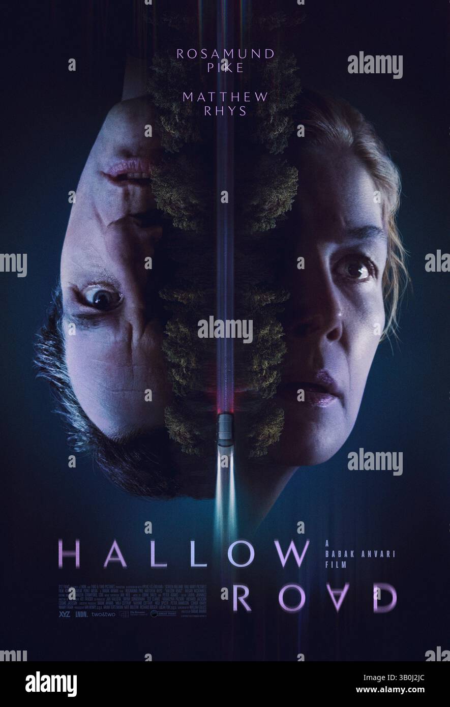 Hallow Road film poster Rosamund Pike & Matthew Rhys Stock Photo - Alamy