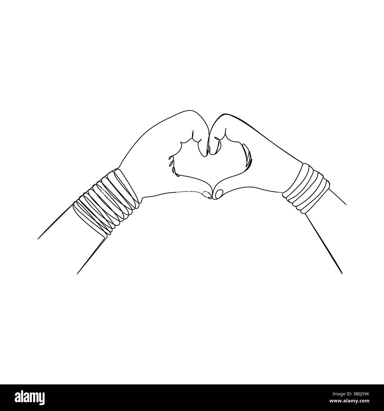 Minimal line art figures Black and White Stock Photos & Images - Alamy