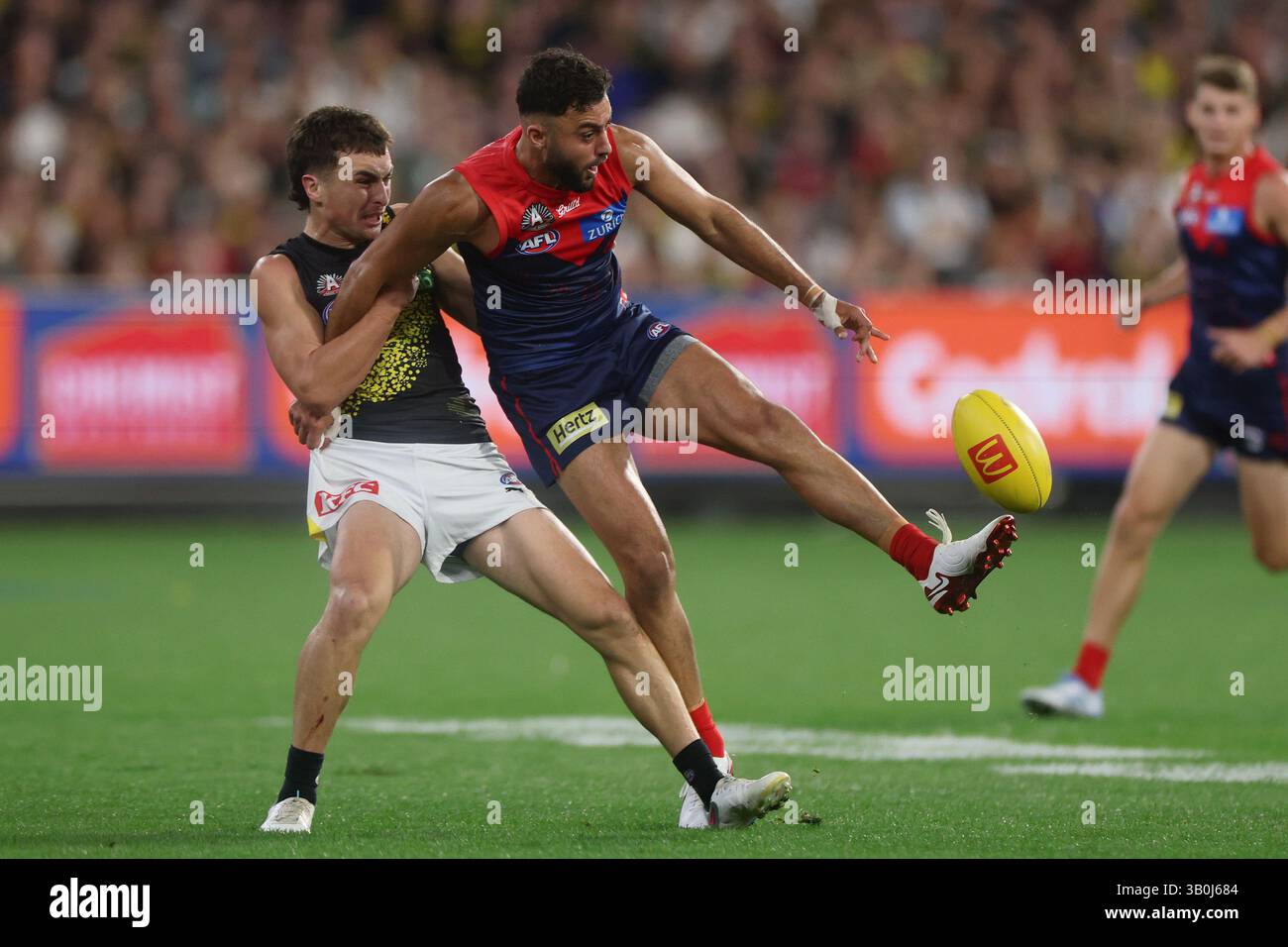 Melbourne, Australia. 24th Apr, 2025. Christian Salem of the Demons ...