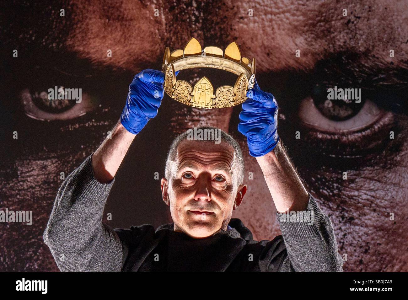 Andrew Wallace takes a closer look at the crown worn by actor Michael ...