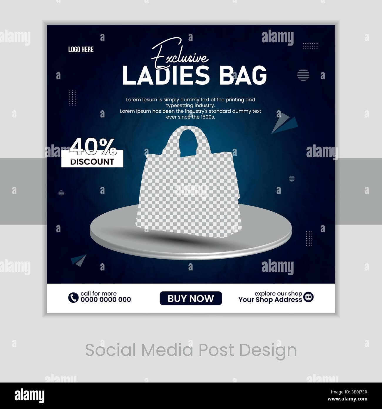 Bag woman on display Stock Vector Images - Alamy