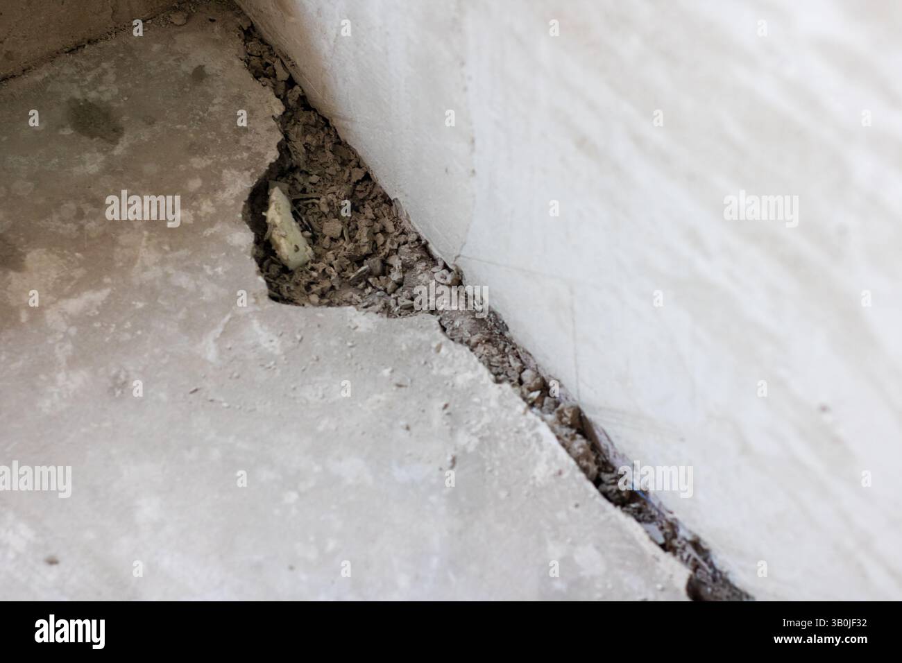 This is a detailed examination of a visible crack located in the ...