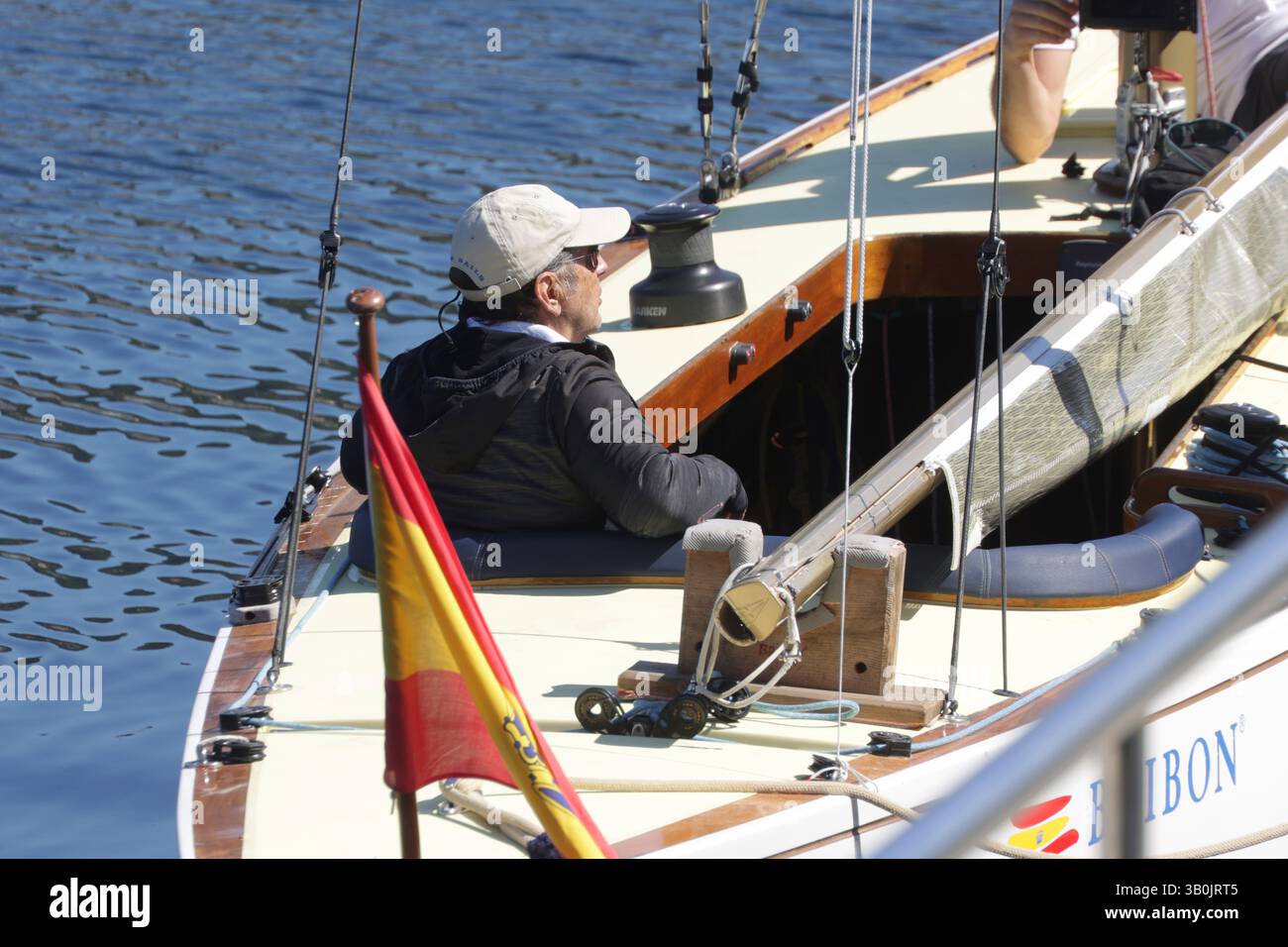 Pedro Campos at the marina, on April 24, 2025, in Sanxenxo (Spain ...