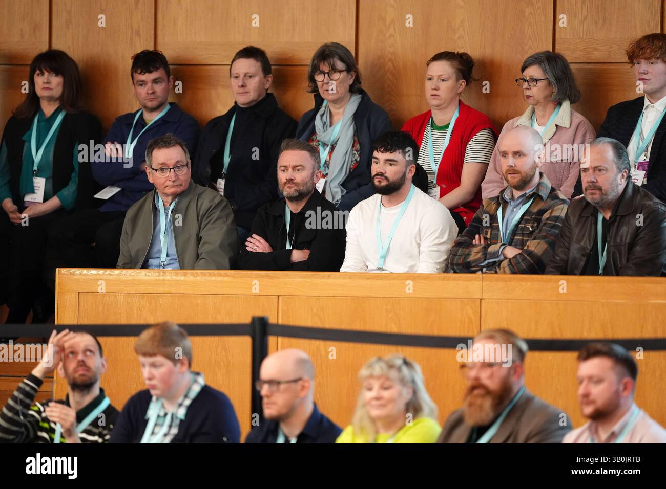 The cast of River City including actor Stephen Purdon(middle row ...