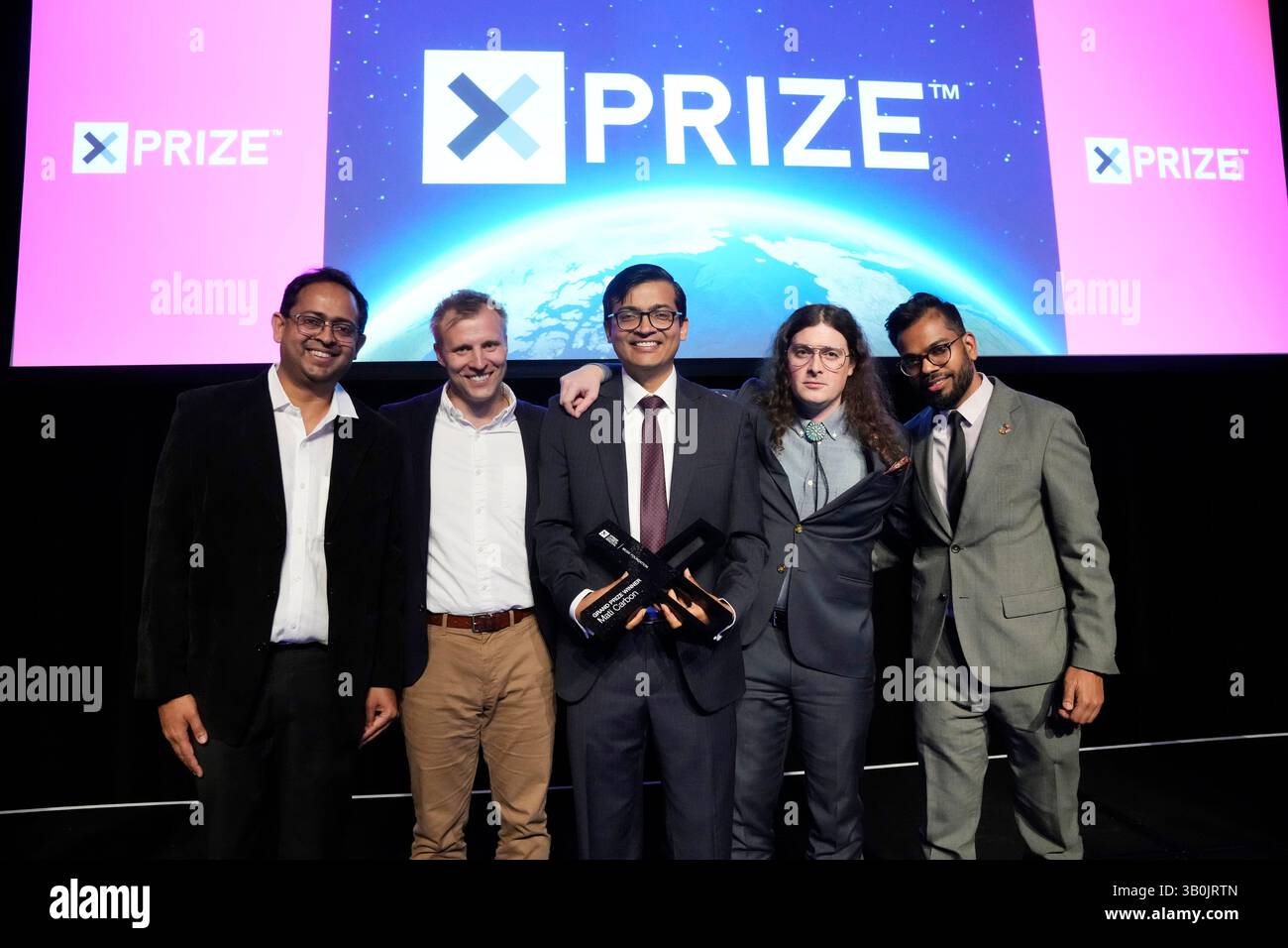 IMAGE DISTRIBUTED FOR XPRIZE FOUNDATION - Mati Carbon team members ...