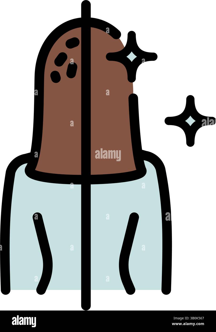 Refreshing Hair Wash Icon. Deep Scalp Cleansing and Hydration. Using ...