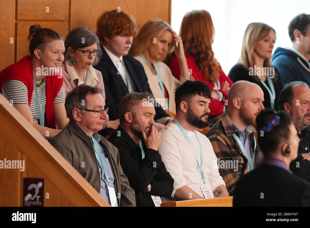 The cast of River City including actor Stephen Purdon(front row, second ...