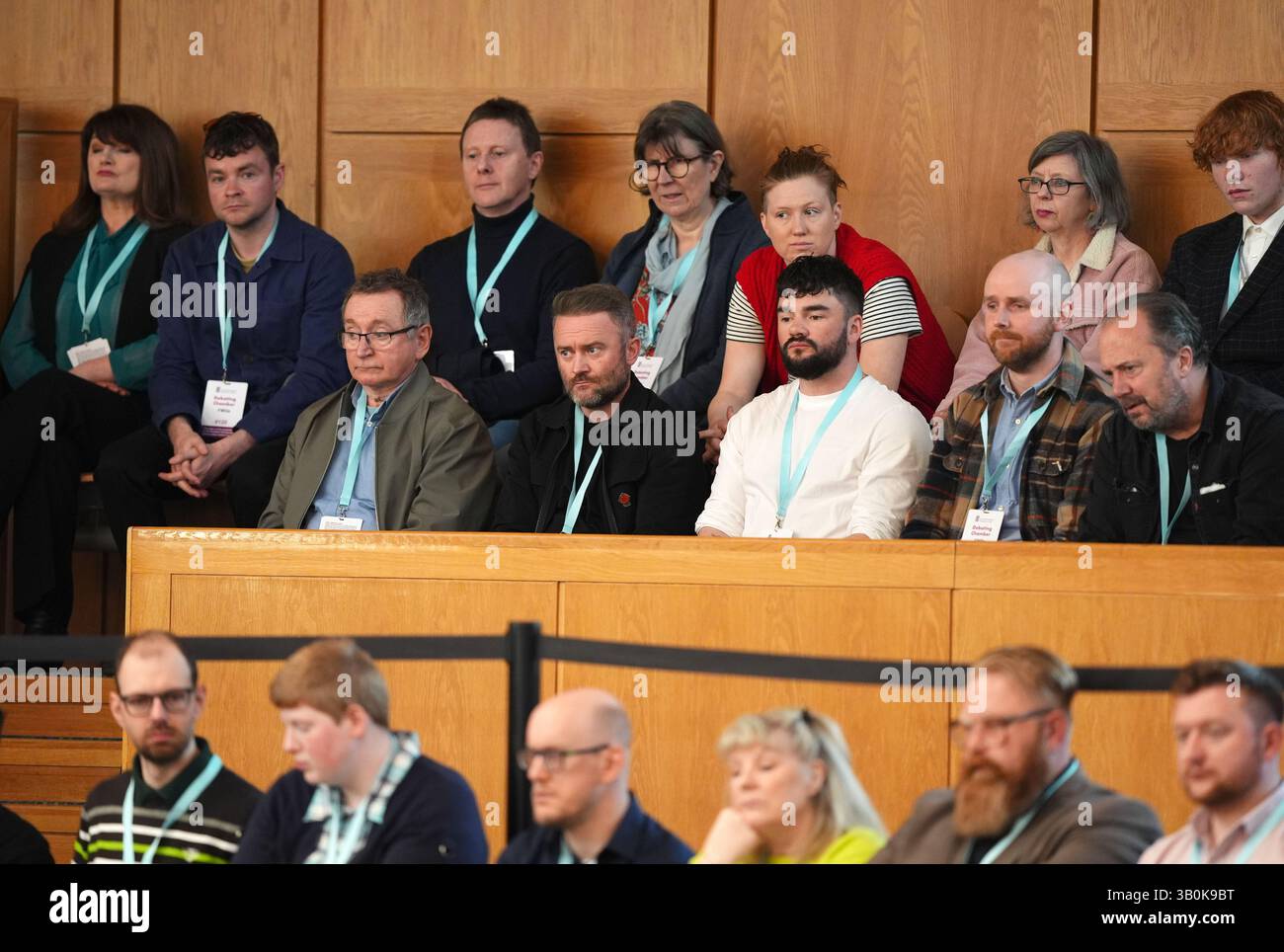 The cast of River City including actor Stephen Purdon(middle row ...