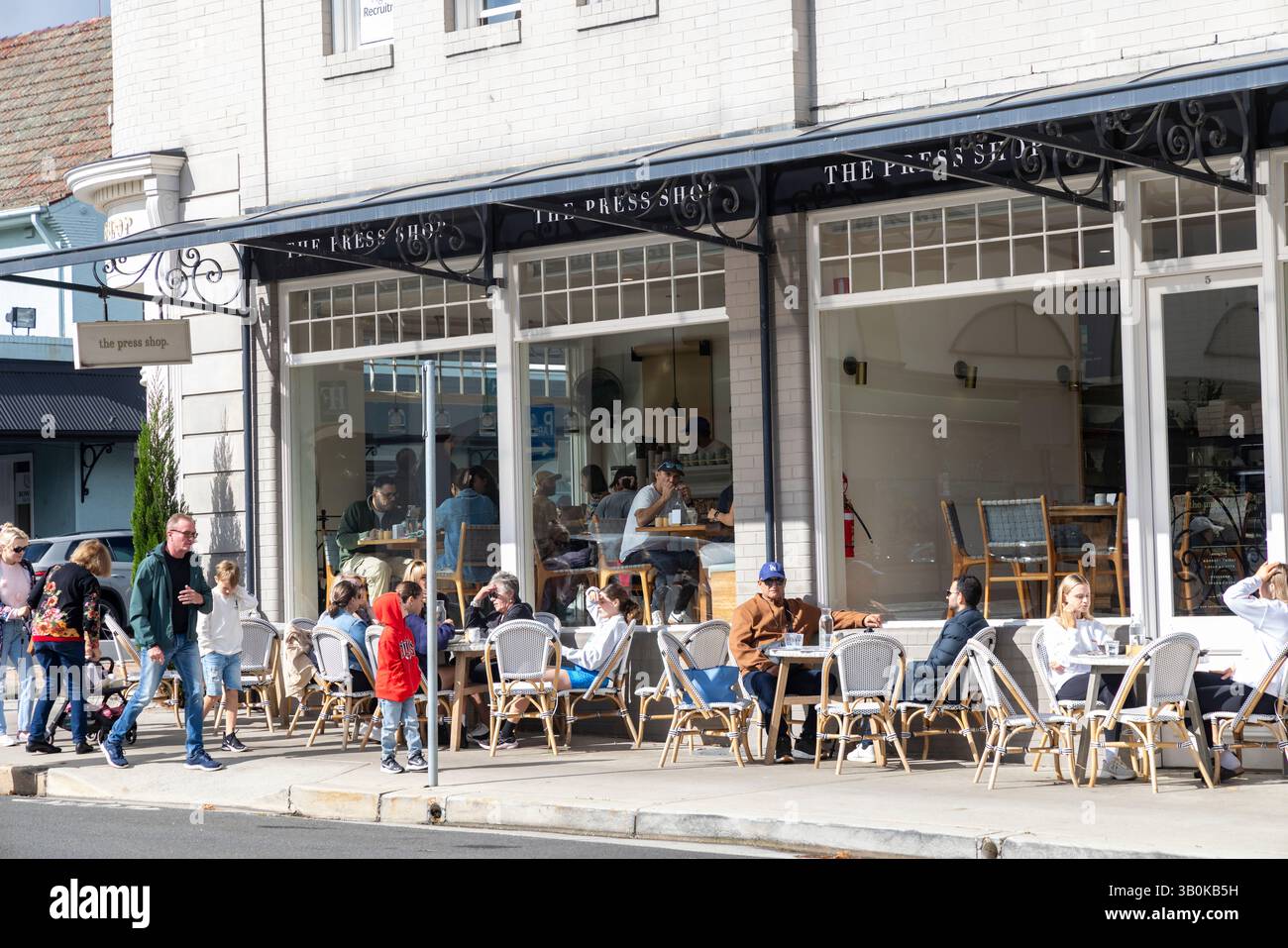 Bowral town centre, The Press shop cafe and restaurant housed in The ...