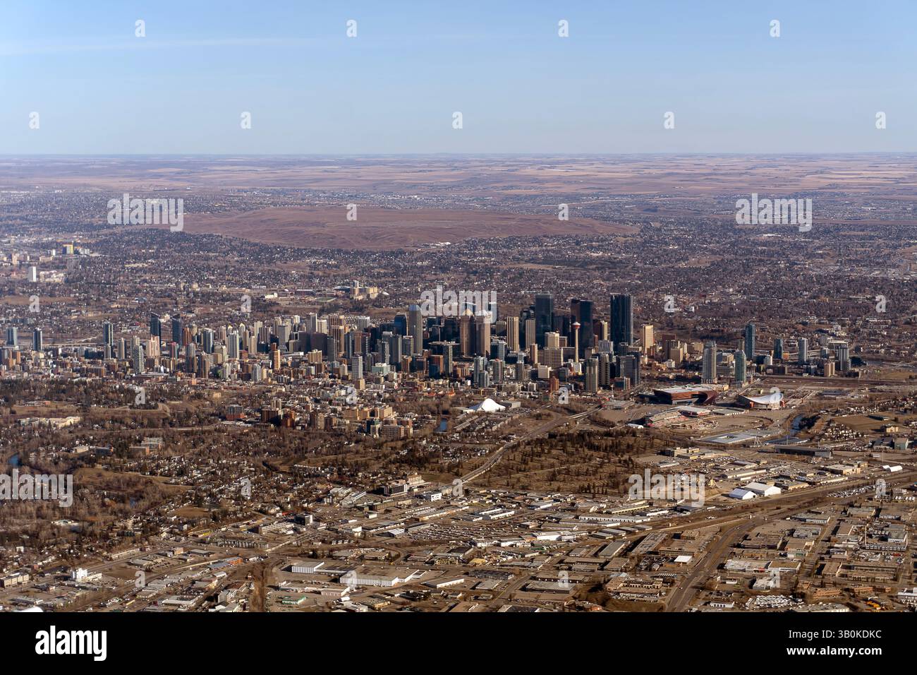 An aerial view of downtown Calgary in Alberta, Canada Stock Photo - Alamy