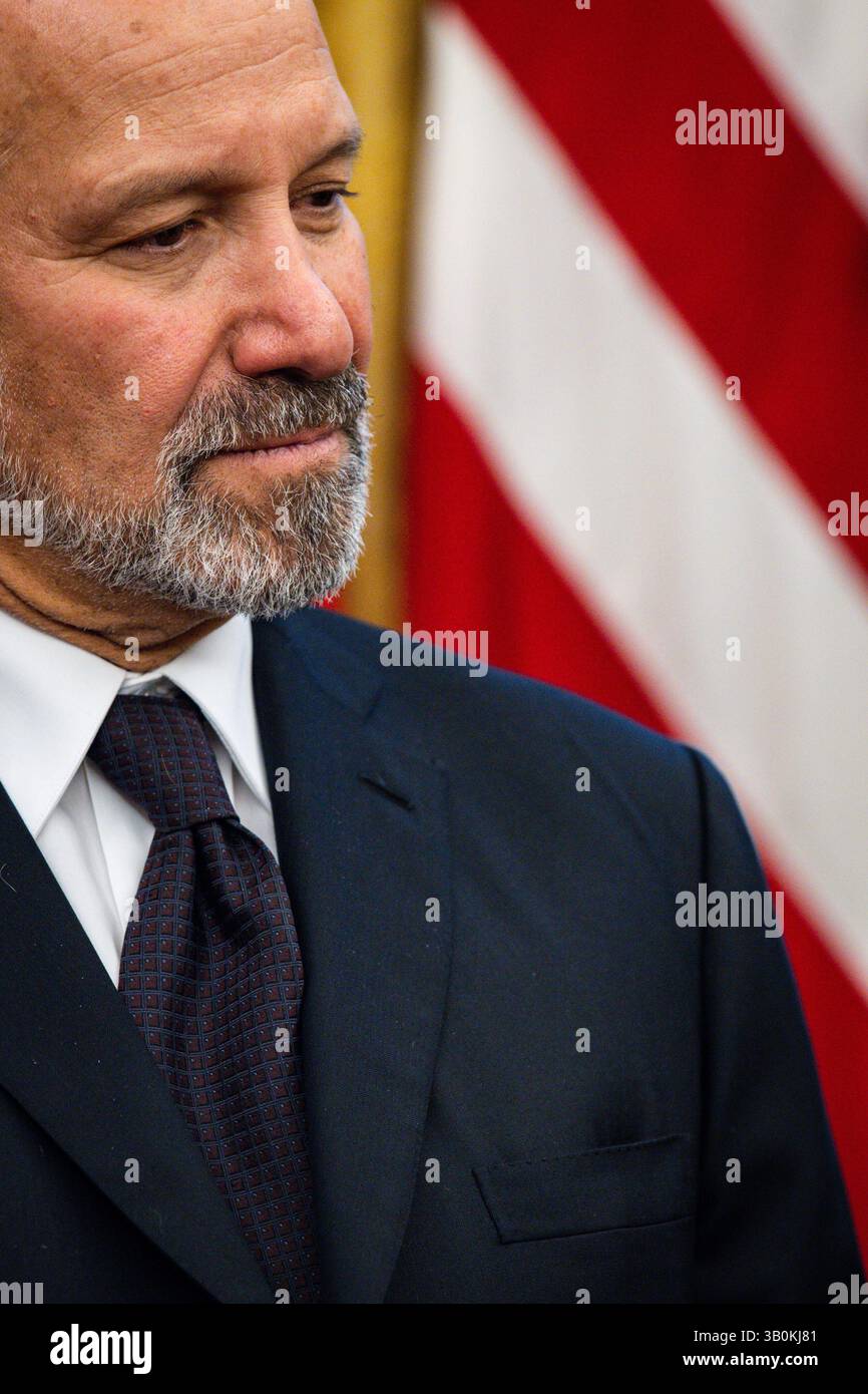 Washington, United States. 23rd Apr, 2025. Secretary of Commerce Howard ...