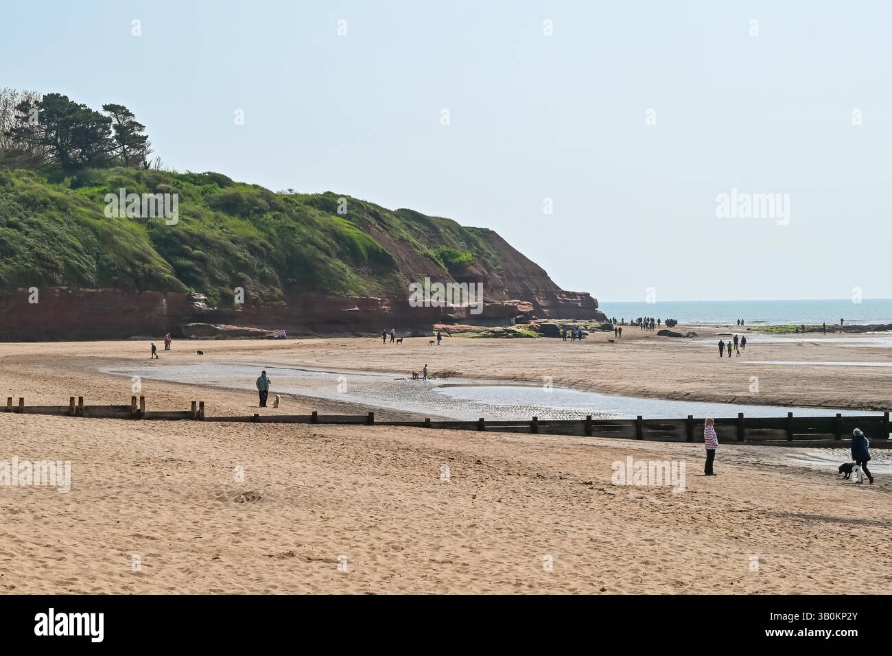 Exmouth, Devon, UK. 24th April 2025. UK Weather: General view of the ...