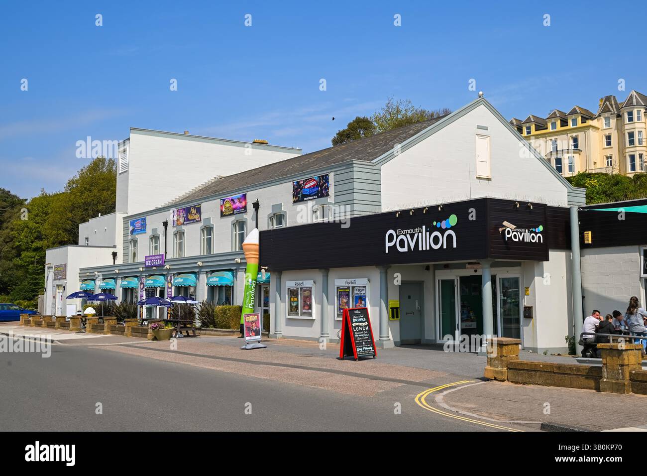 Exmouth, Devon, UK. 24th April 2025. UK Weather: General view of ...