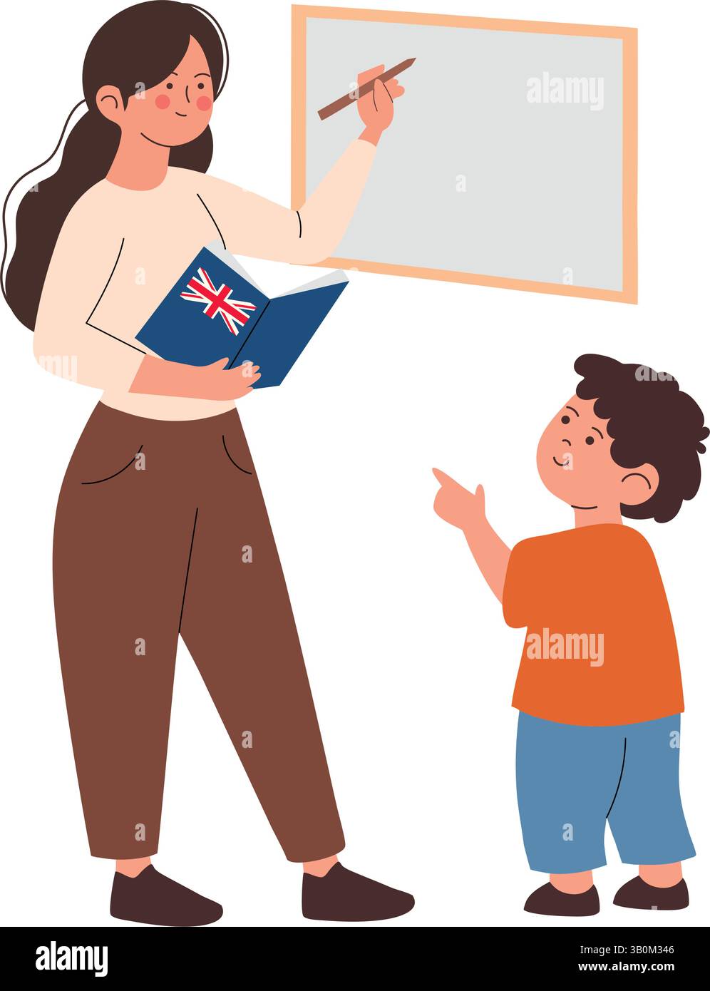 English Teacher Student Stock Vector Image & Art - Alamy