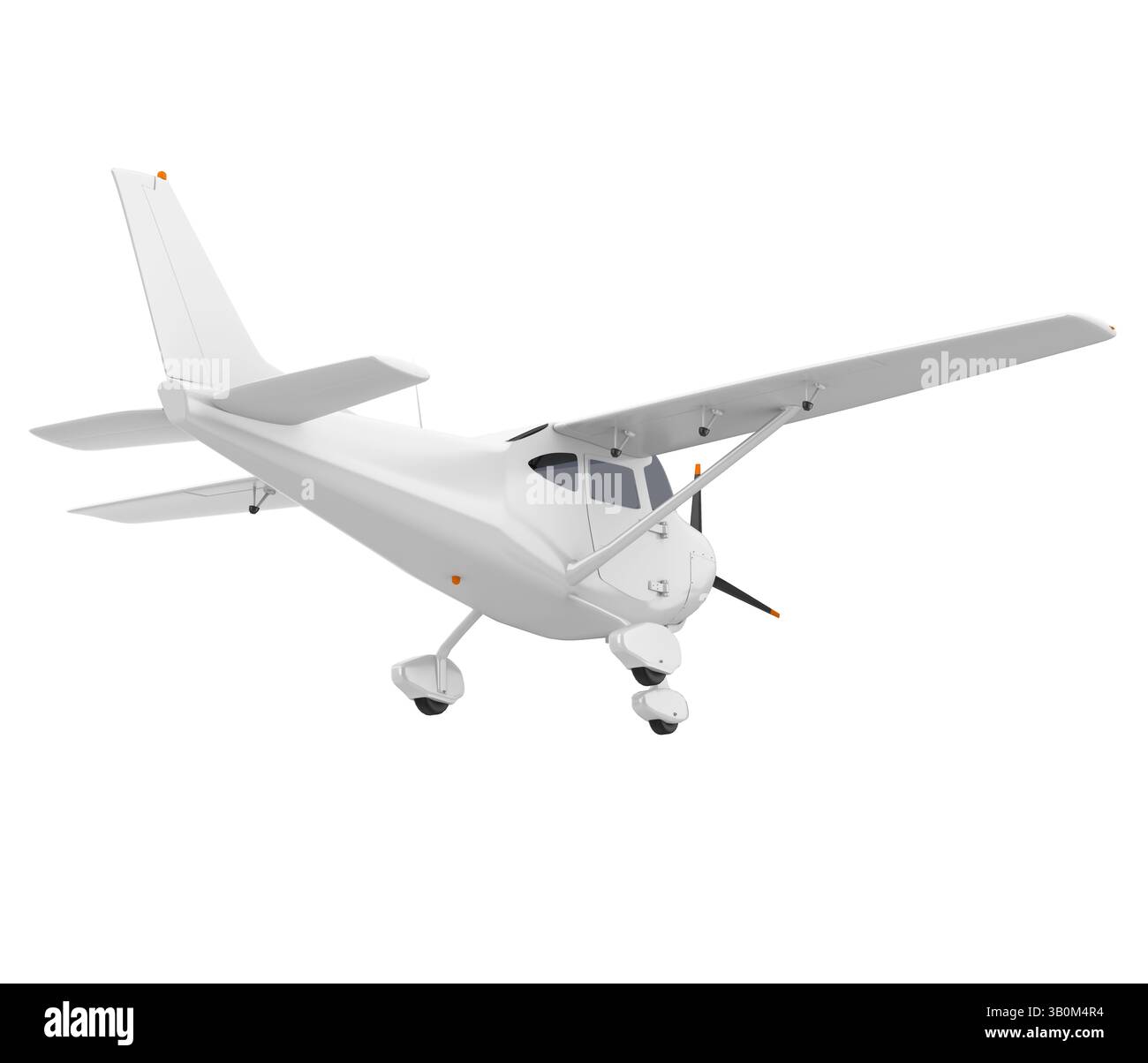Small Airplane Isolated Stock Photo - Alamy