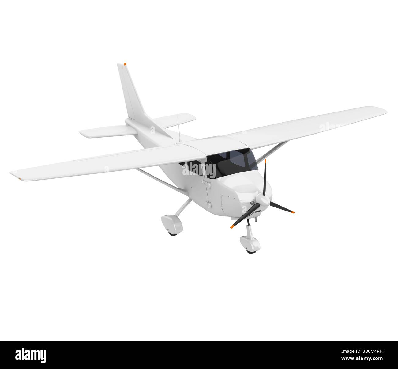 Small Airplane Isolated Stock Photo - Alamy