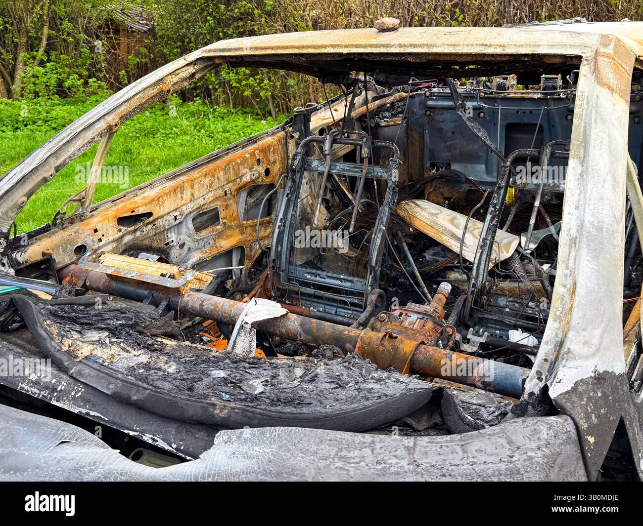 Interior abandoned car scrap hi-res stock photography and images - Alamy