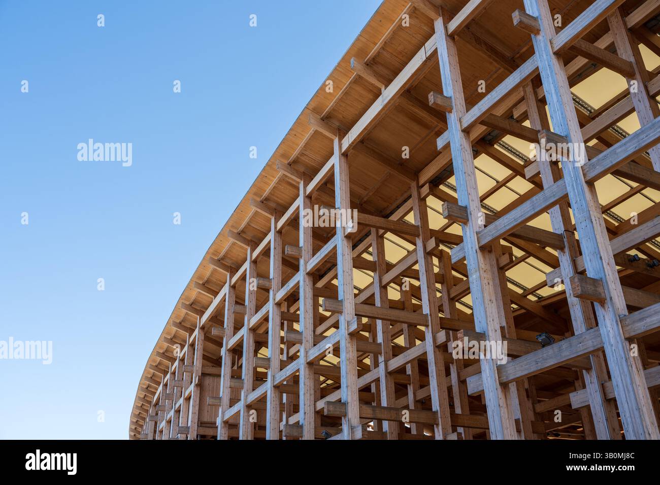 The Grand Ring (Oyane Ring) structure, a main landmark at the Japan ...