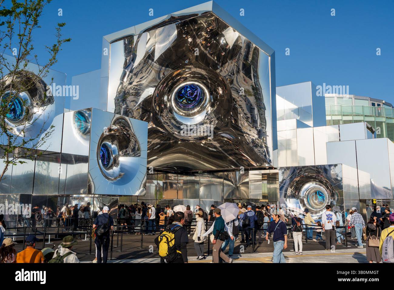 Osaka, Japan - April 21 2025 : null2 Signature Pavilion by Y. Ochiai at Expo 2025, featuring ...