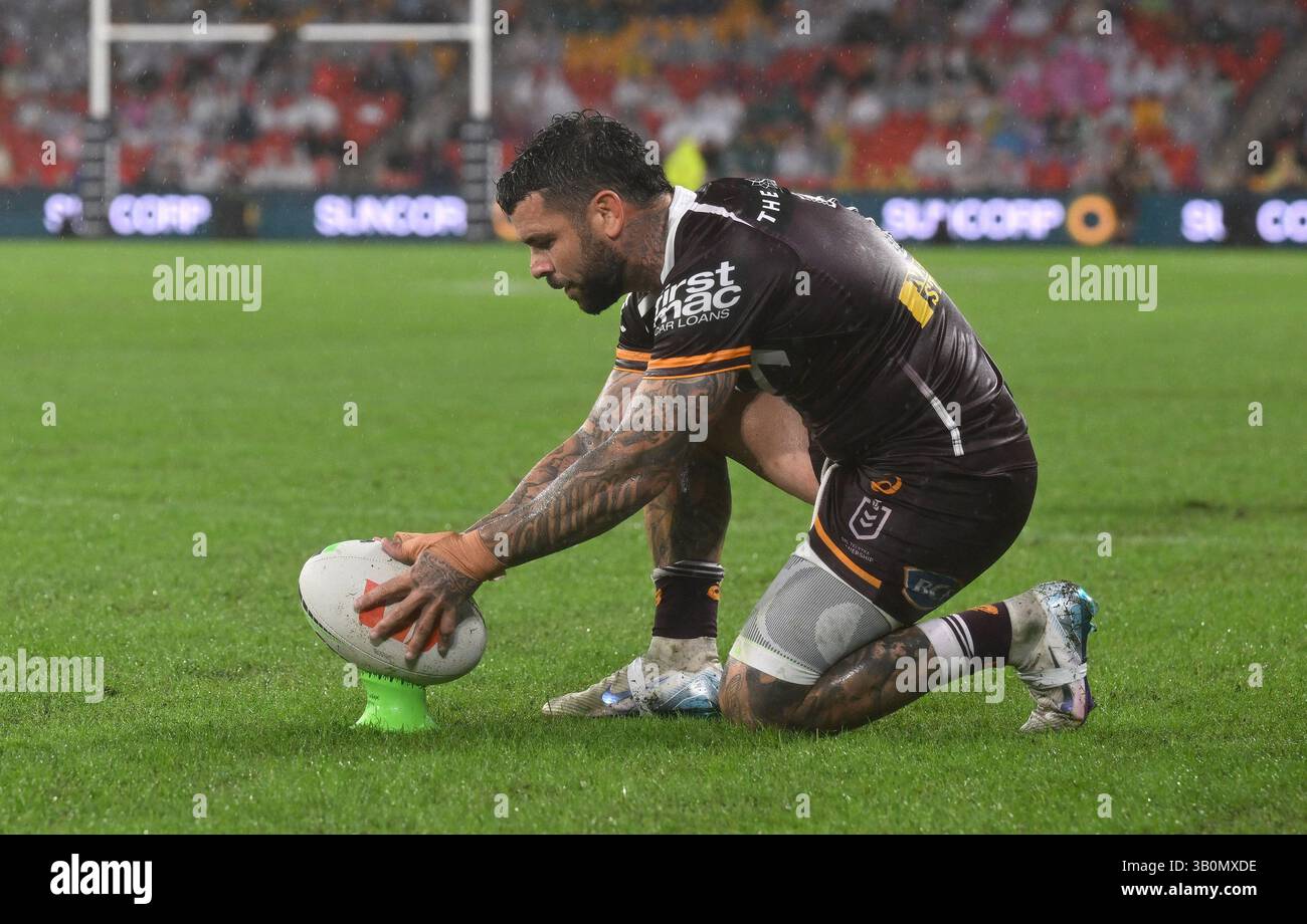 Brisbane, Australia. 24th Apr, 2025. Adam Reynolds of the Broncos ...