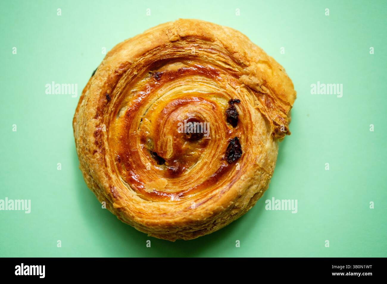 London UK, April 24 2025, Single Pain Aux Raisin French Breakfast ...