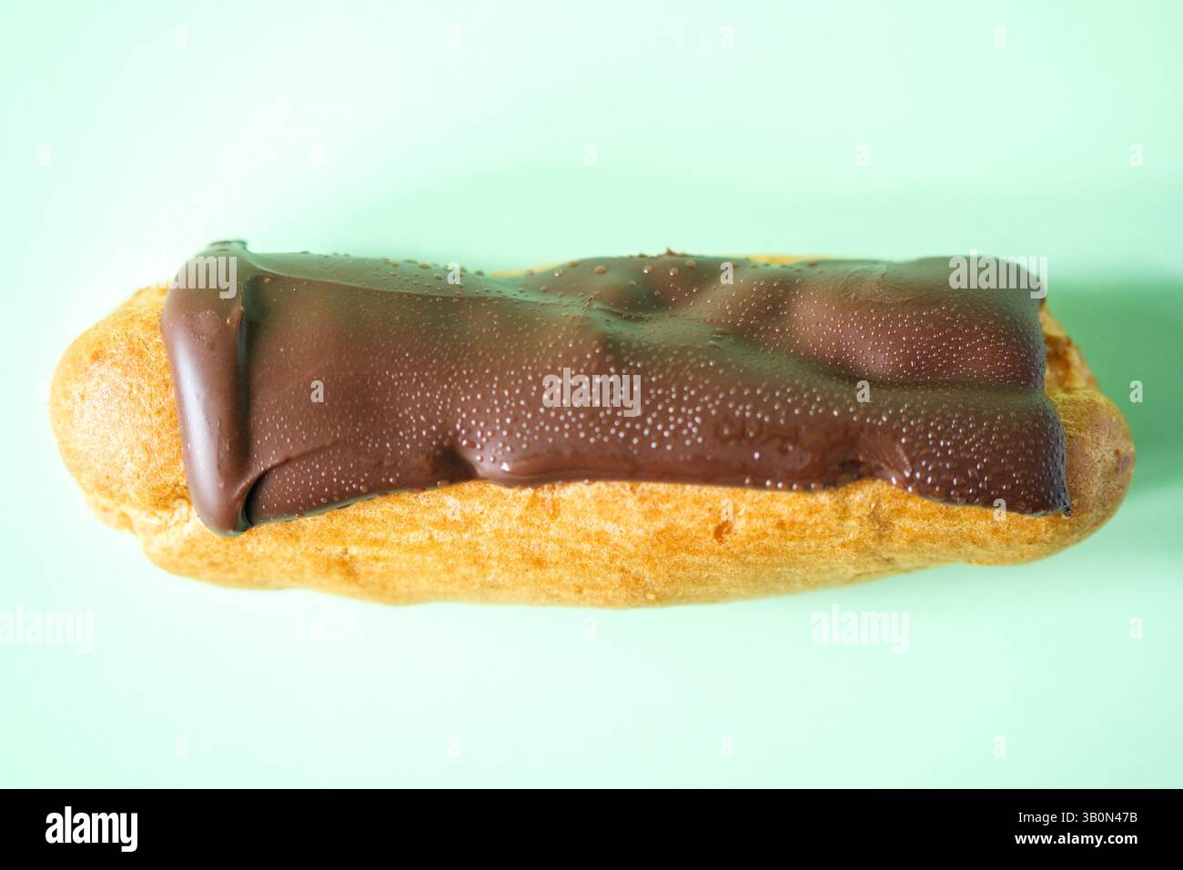 London UK, April 24 2025, Baked Delicious Sweet Choux Pastry Chocolate ...