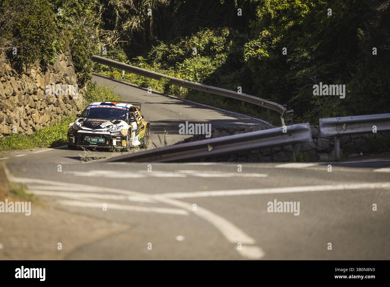 30 Mathieu FRANCESCHI, Lucie BAUD, Toyota Yaris Rally2, action during ...