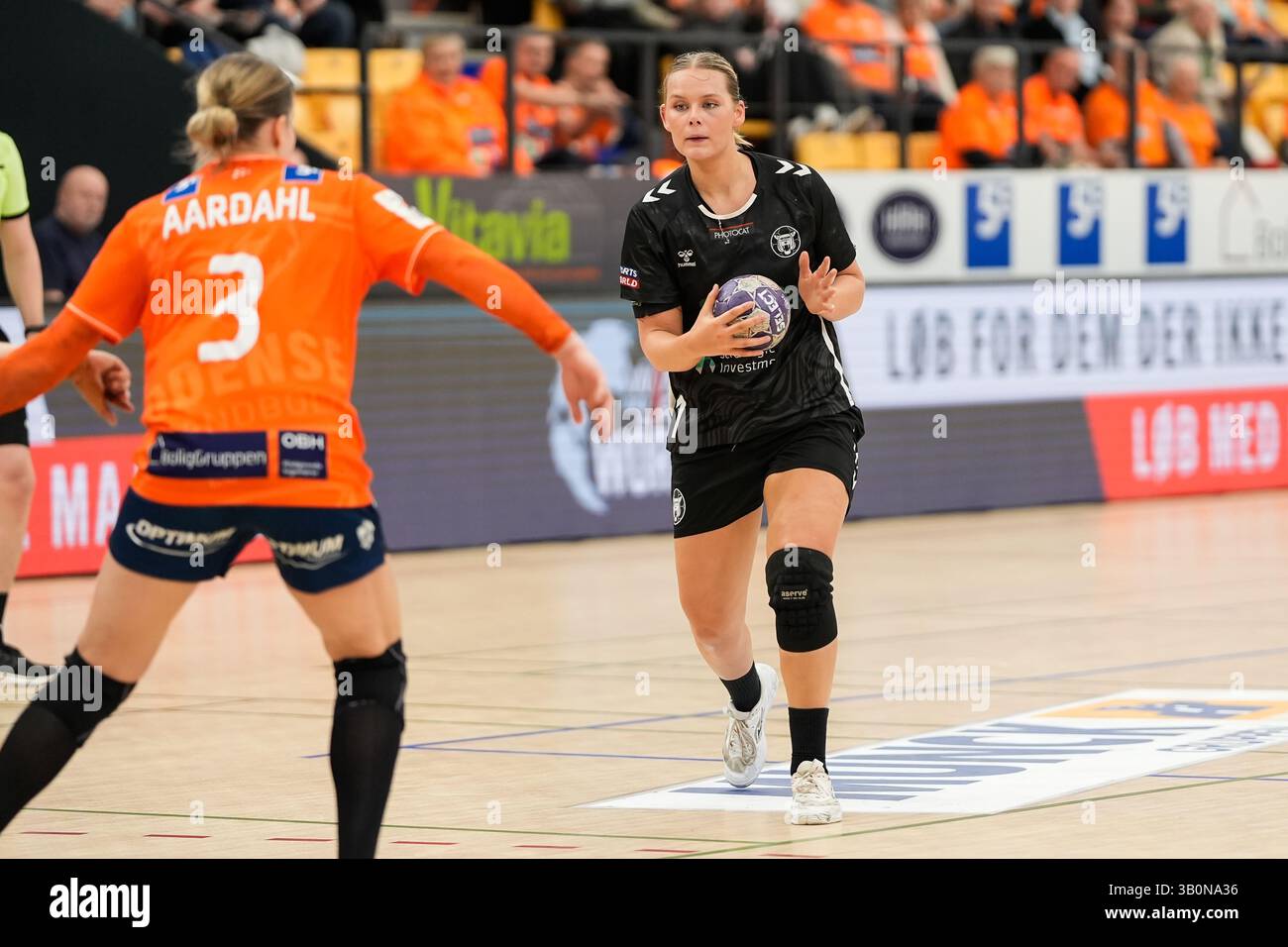 Odense, Denmark. 23rd Apr, 2025. Martha Nickelsen (11) of Copenhagen ...