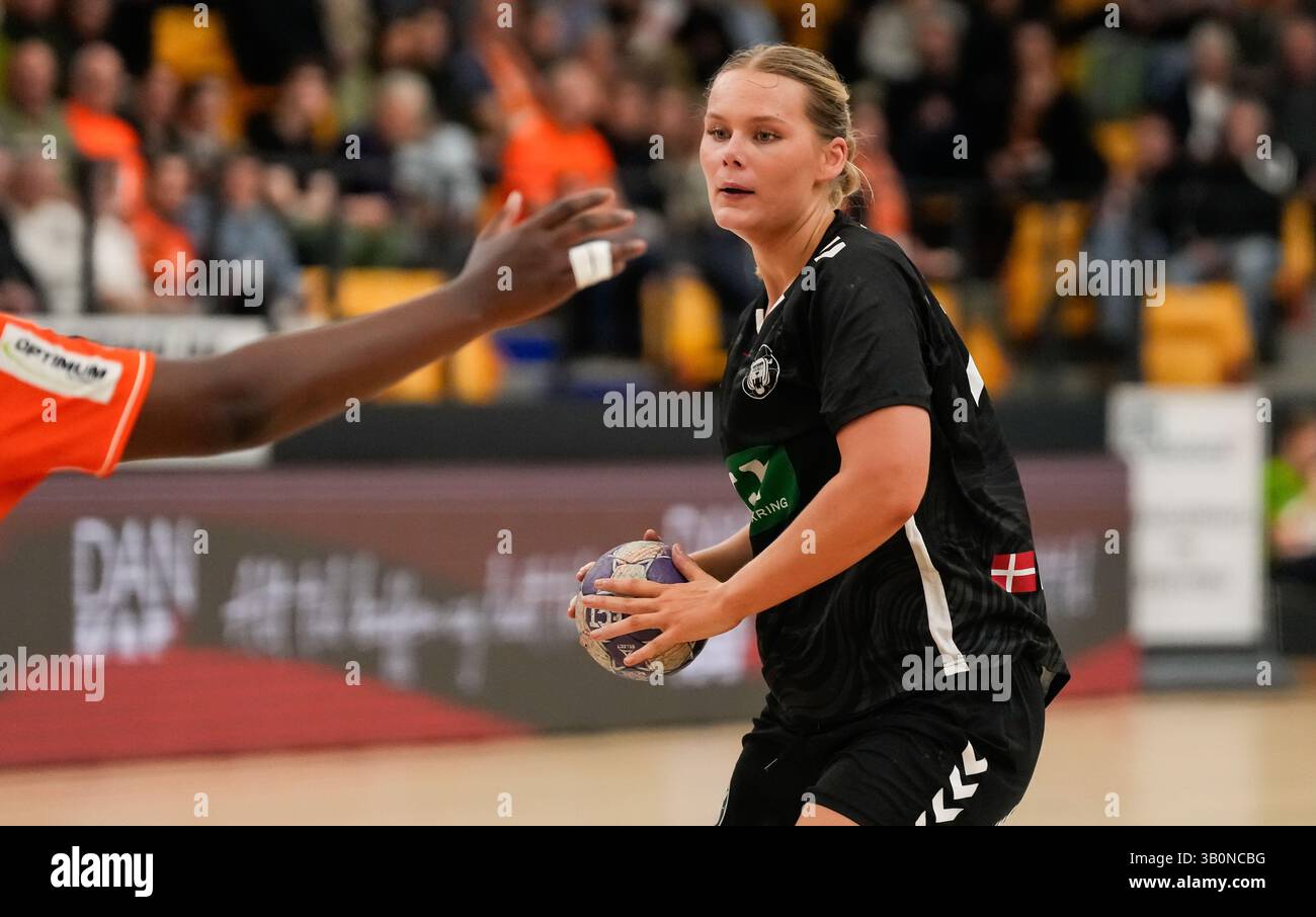 Odense, Denmark. 23rd, April 2025. Martha Nickelsen (11) of Copenhagen ...
