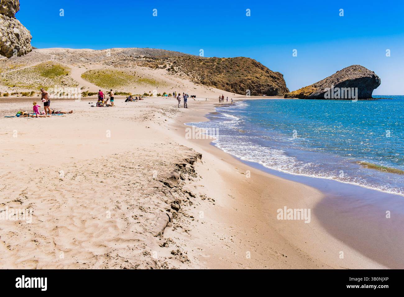 The Playa de Mónsul, Mónsul Beach, also known as the Ensenada de Mónsul ...