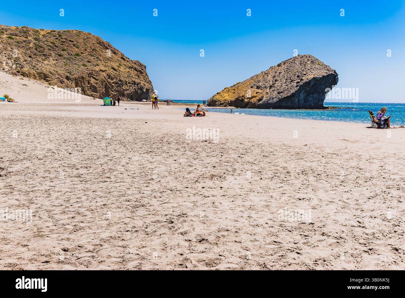The Playa de Mónsul, Mónsul Beach, also known as the Ensenada de Mónsul ...