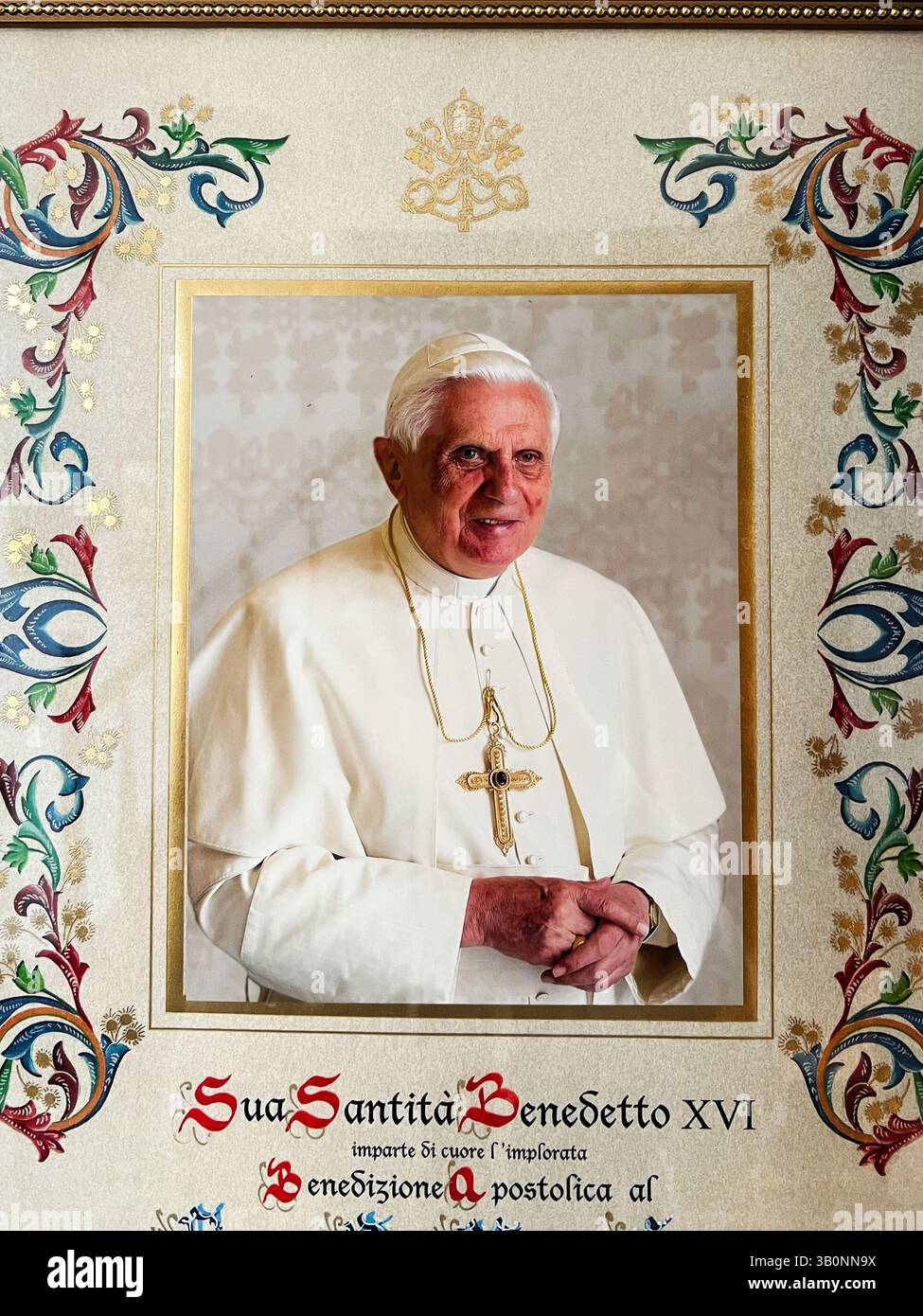 Kyiv, Ukraine - April 23, 2025: A frame featuring a religious leader ...