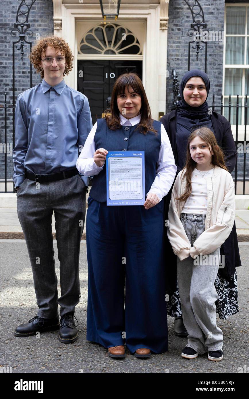 EDITORIAL USE ONLY (Left to right) Jai Radcliffe, Anneliese Midgley MP ...