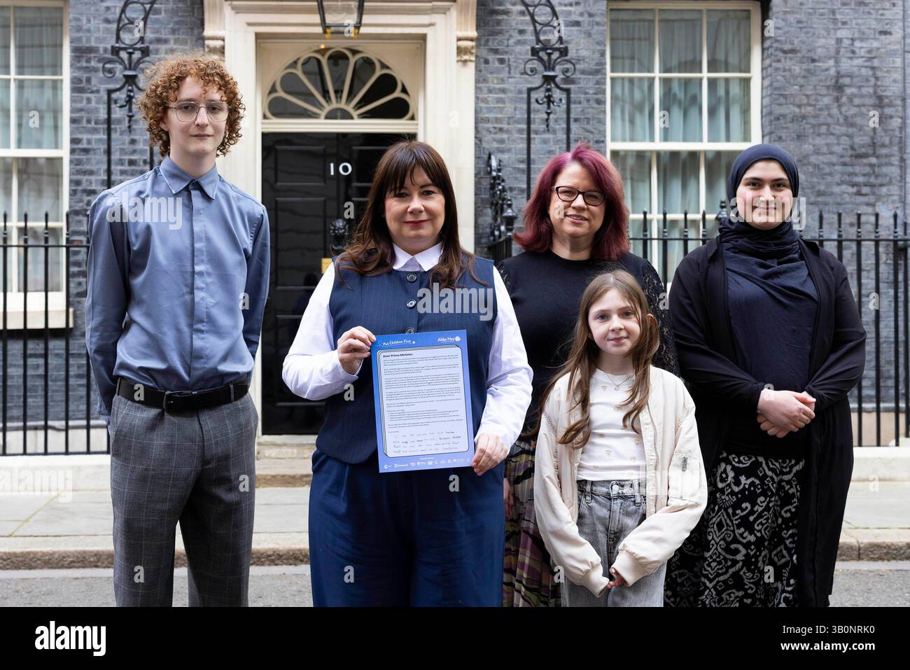 EDITORIAL USE ONLY (Left to right) Jai Radcliffe, Anneliese Midgley MP ...