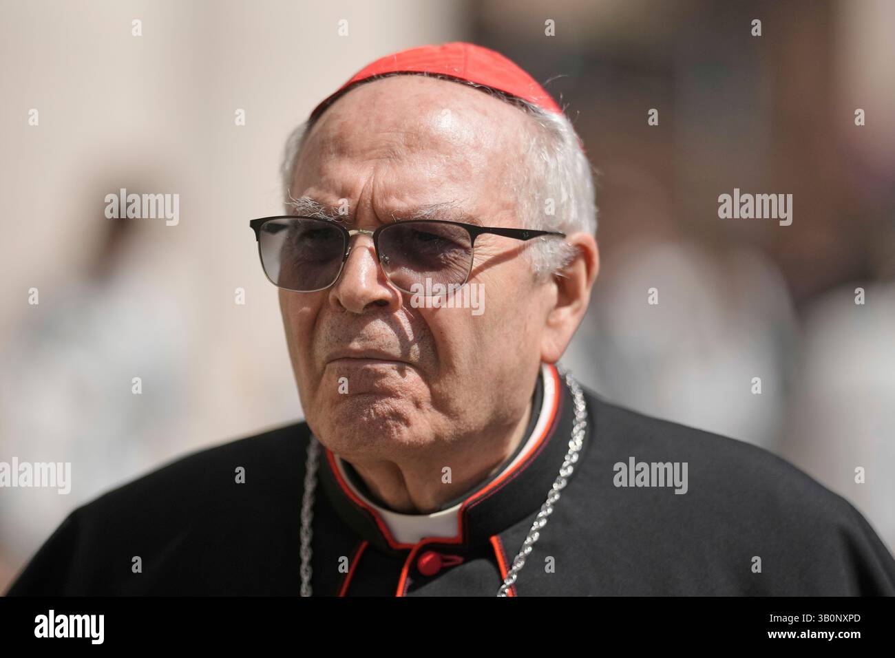 Cardinal Aquilino Bocos, in St. Peter's Square at the Vatican, Thursday ...