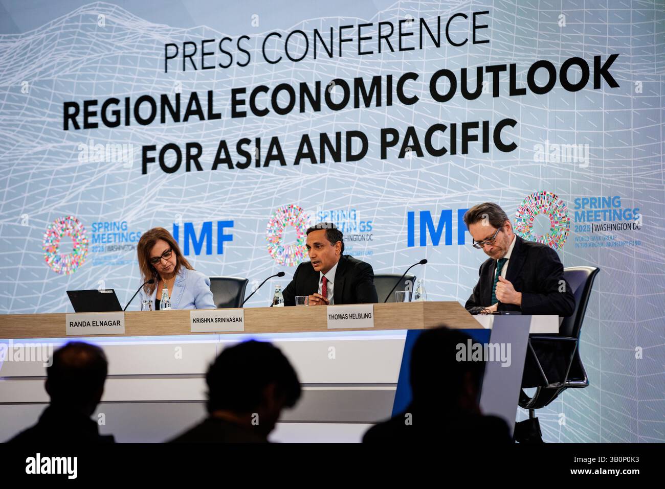 Washington, United States. 24th Apr, 2025. (From left to right) Randa ...