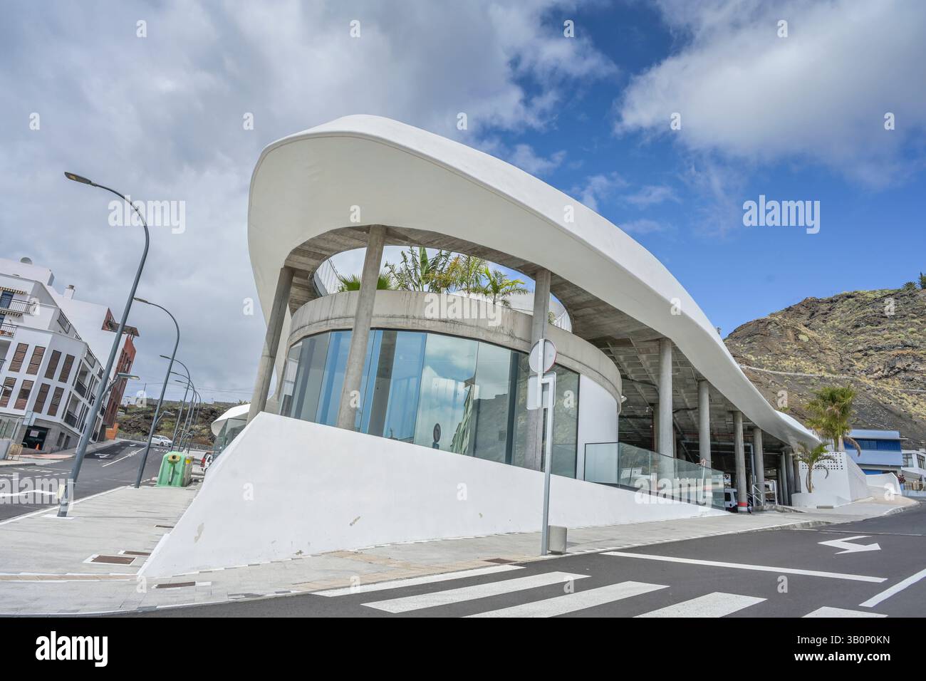 Busbahnhof, Estacion de Guaguas Puerto de Naos, La Palma, Spanien ...