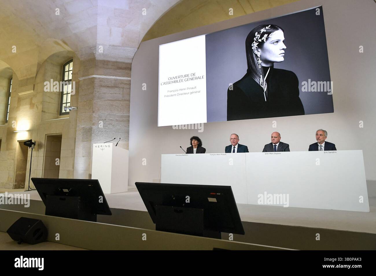 Paris, France. 24th Apr, 2025. Deputy CEO, in charge of Brand ...