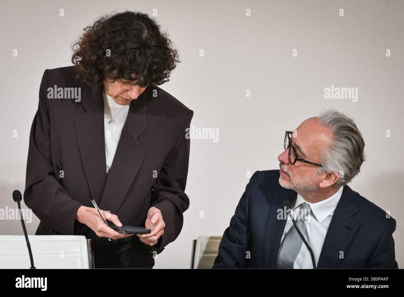 Paris, France. 24th Apr, 2025. Deputy CEO, in charge of Brand ...