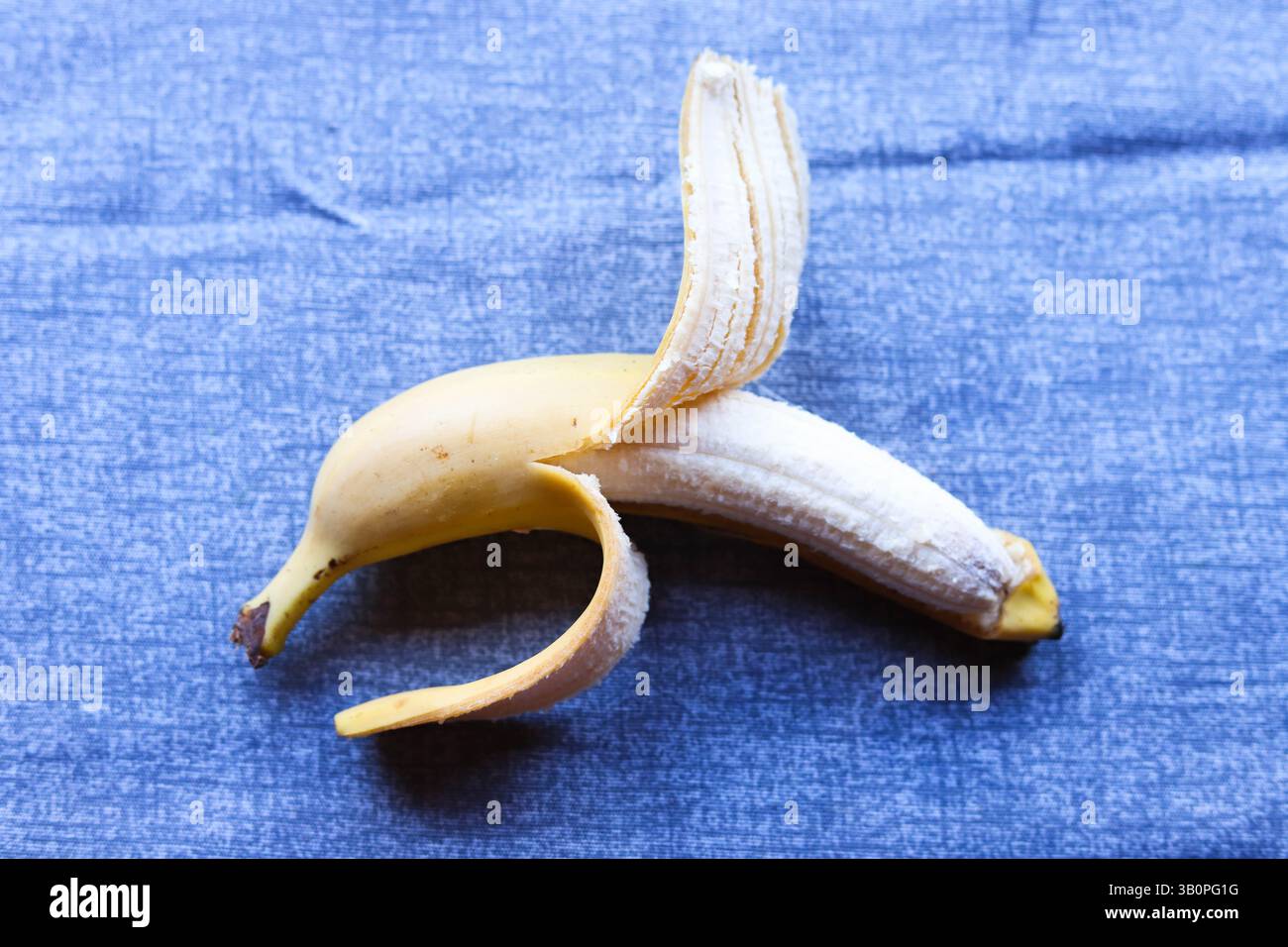 Yellow banana close up healthy snack Stock Photo - Alamy