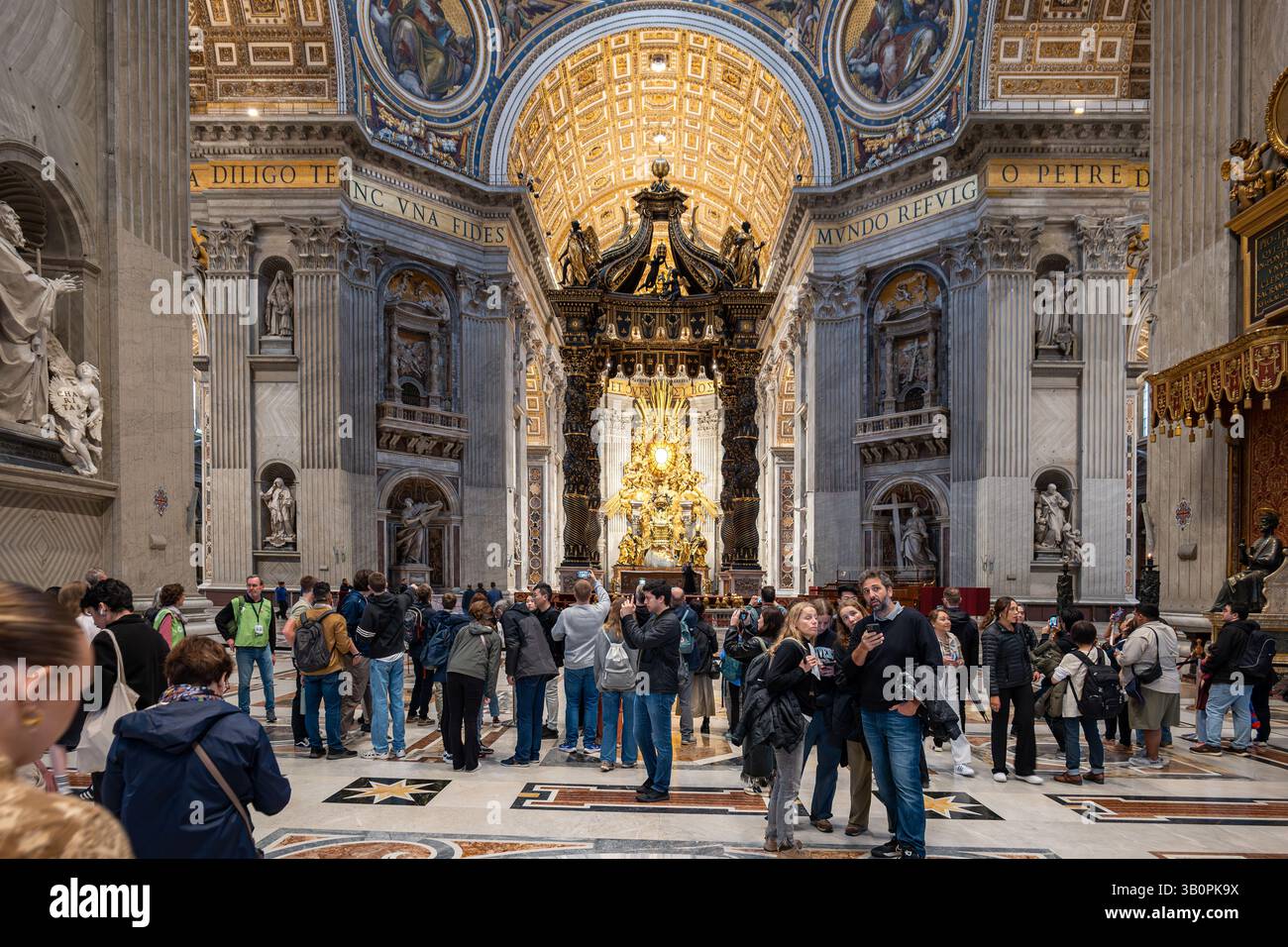 15-04-2025 Saint Peter's Basilica, Vatican City, Rome, Italy. Large ...