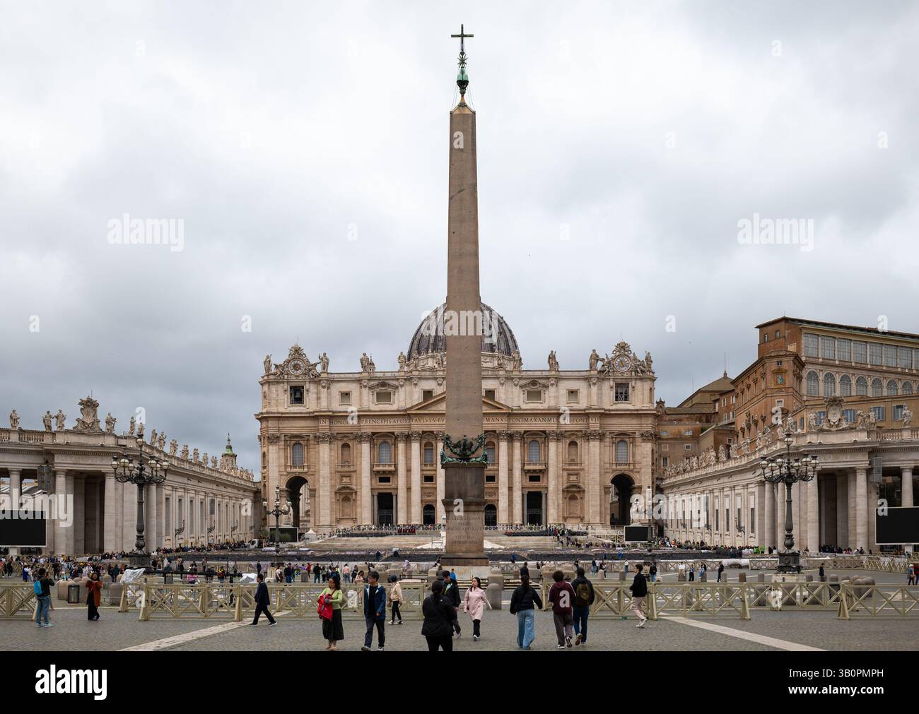 15-04-2025 Saint Peter's Basilica, Vatican City, Rome, Italy. Exterior ...
