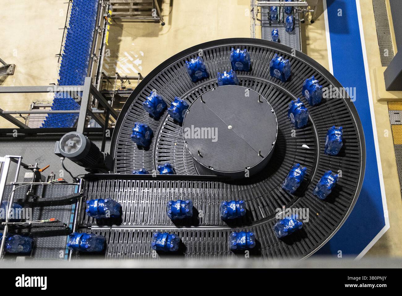 Spa, Belgium. 24th Apr, 2025. Picture of the production chain during a ...