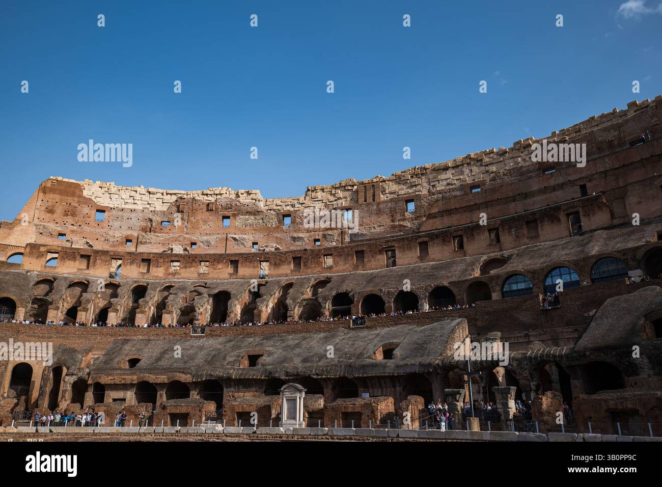 16-04-2025 Rome, Italy. Famous Colosseum of Rome. Large crowds of ...