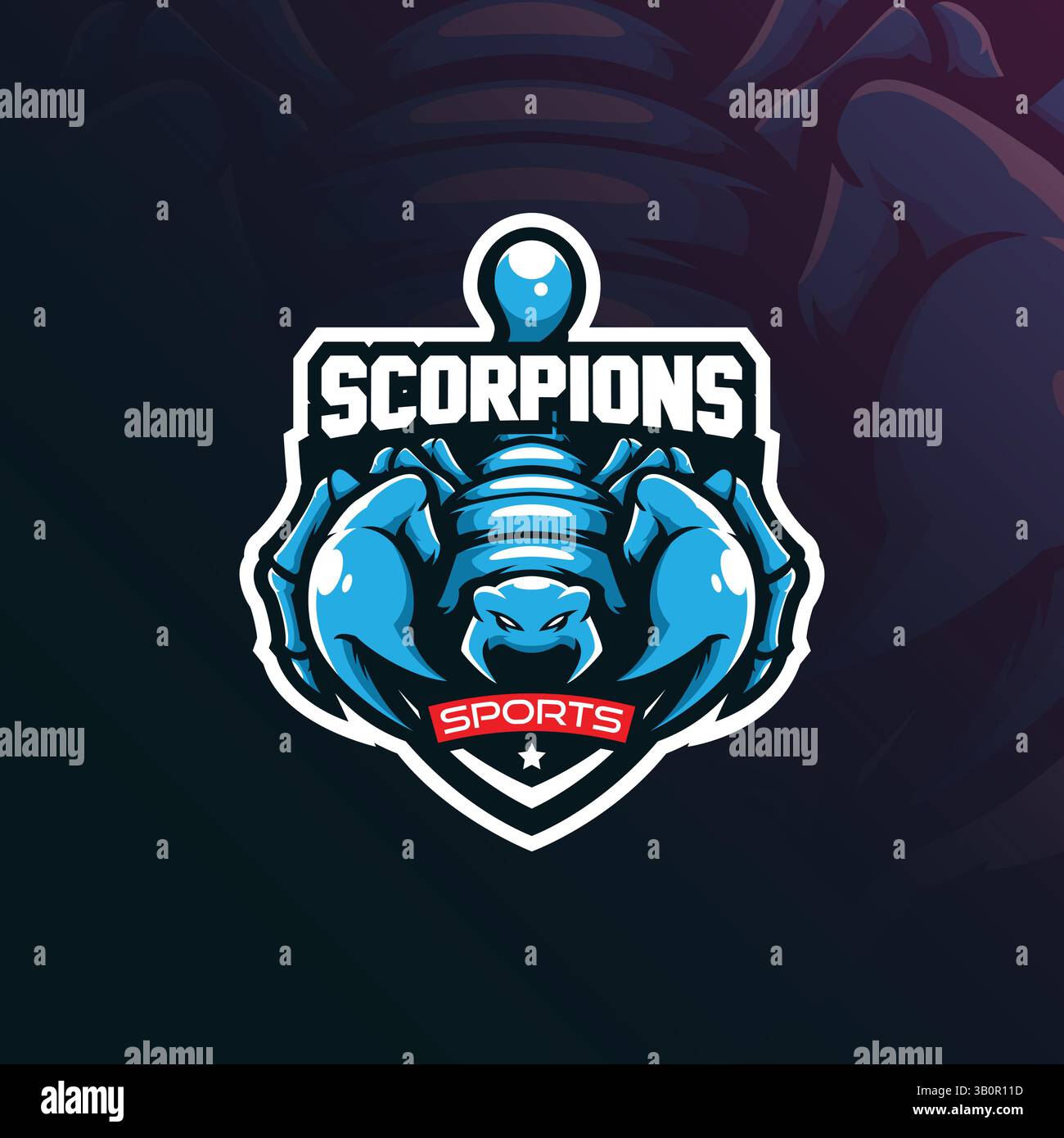 scorpion mascot logo design vector with modern illustration concept ...
