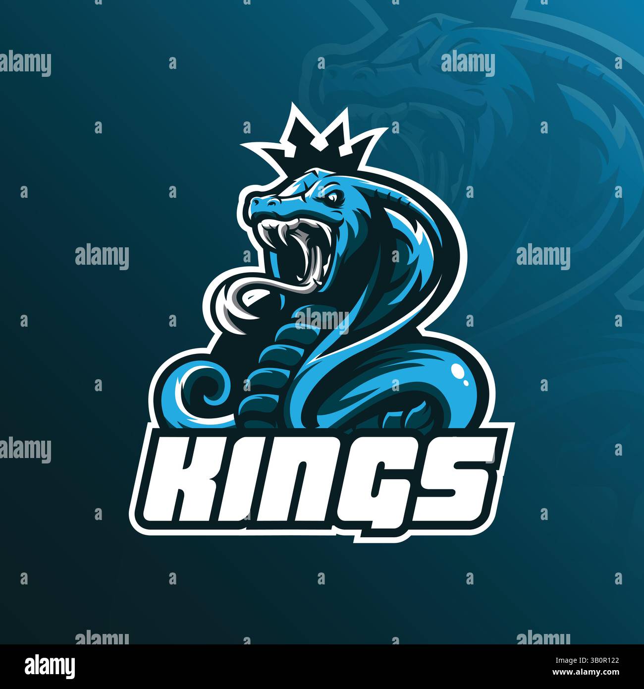 king cobra mascot logo design vector with modern illustration concept ...