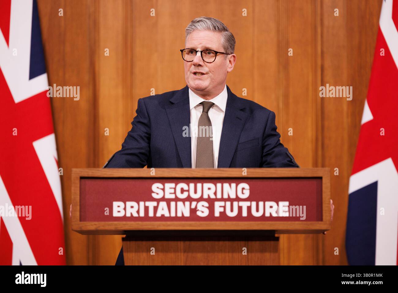 LONDON, ENGLAND, UK - 11 April 2025 - UK Prime Minister Sir Keir ...