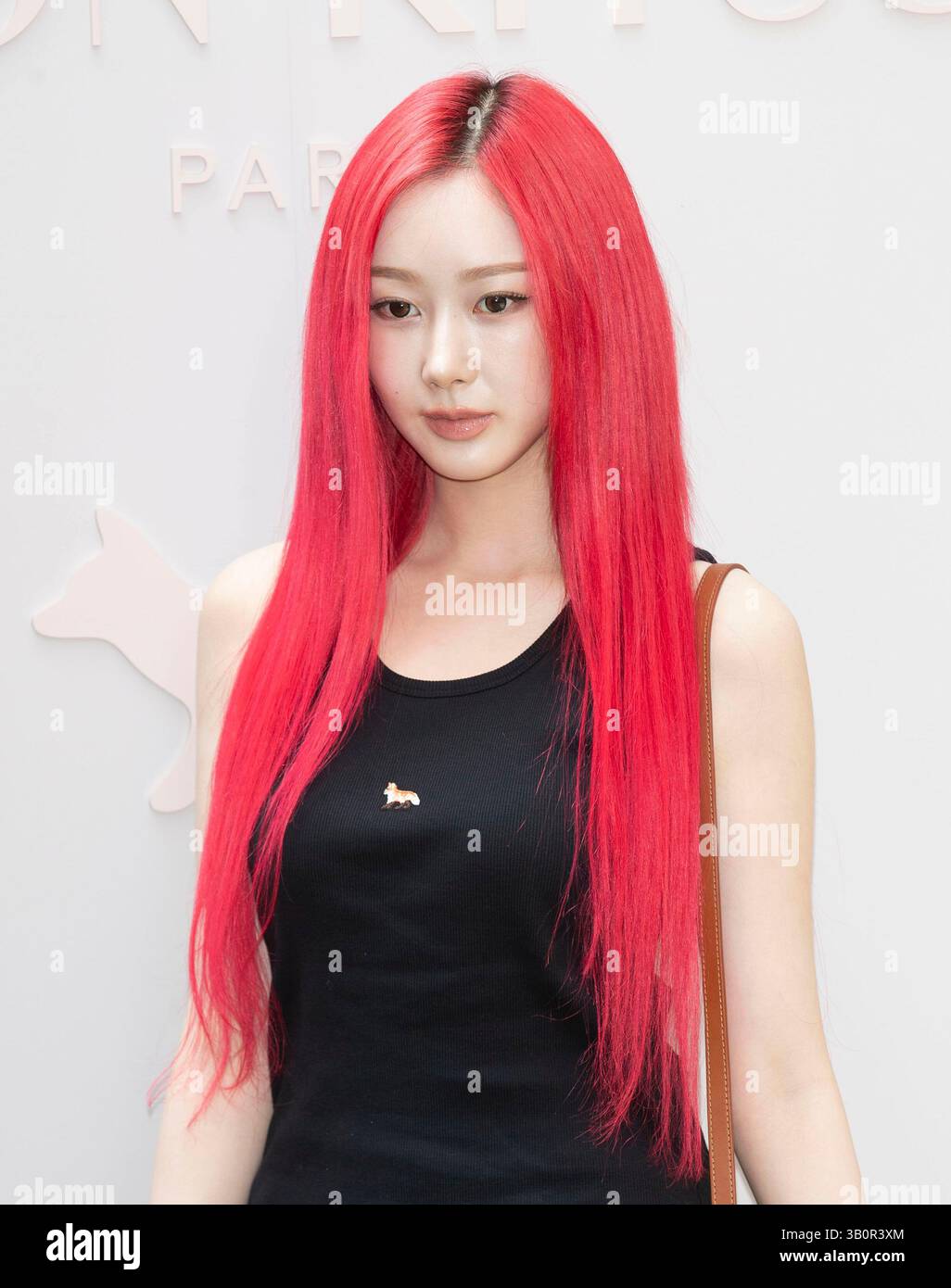 Seoul, South Korea. 24th Apr, 2025. Japanese singer and rapper Giselle, member of K-Pop girl ...