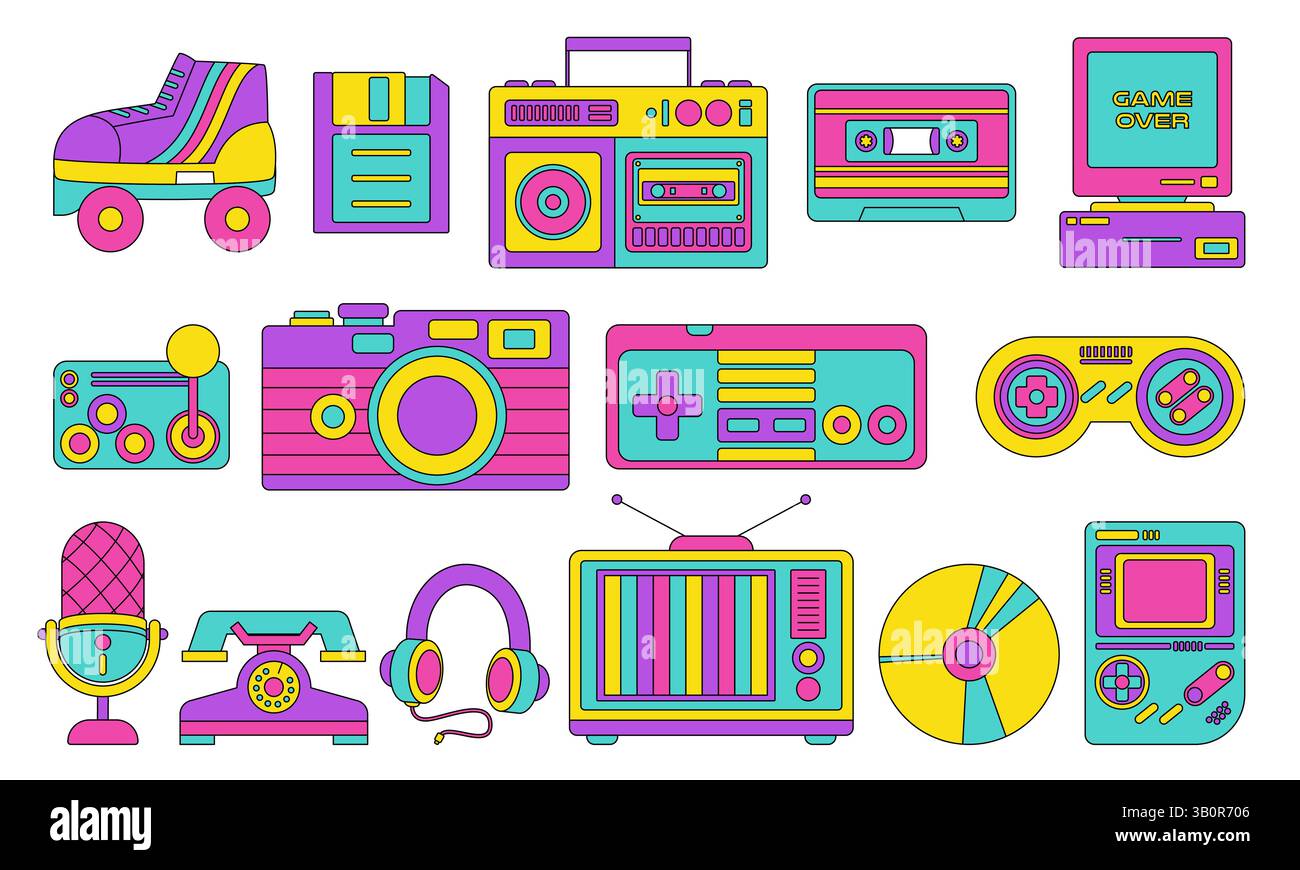 80s culture Cut Out Stock Images & Pictures - Alamy